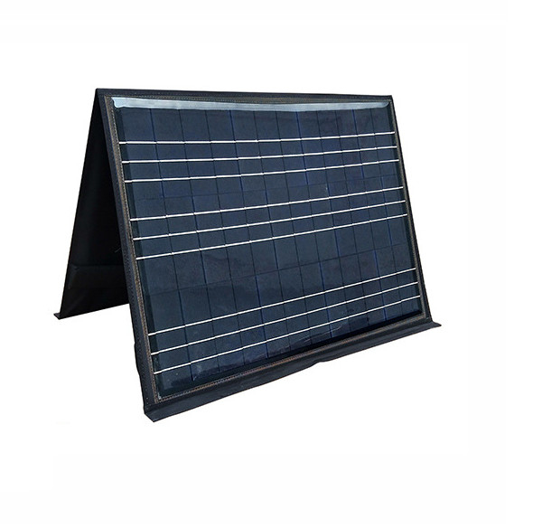Portable Solar Powered Charging Pad Monocrystalline Folding 100W 18V ...