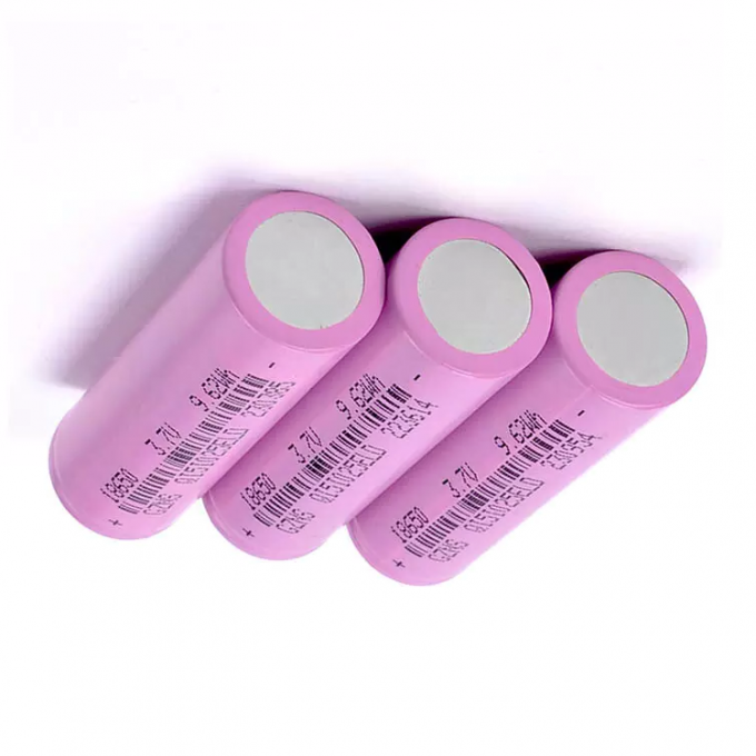 Cylindrical 18650 Lithium Cell 3.7v 2600mah Li Ion lifepo4 lithium ...