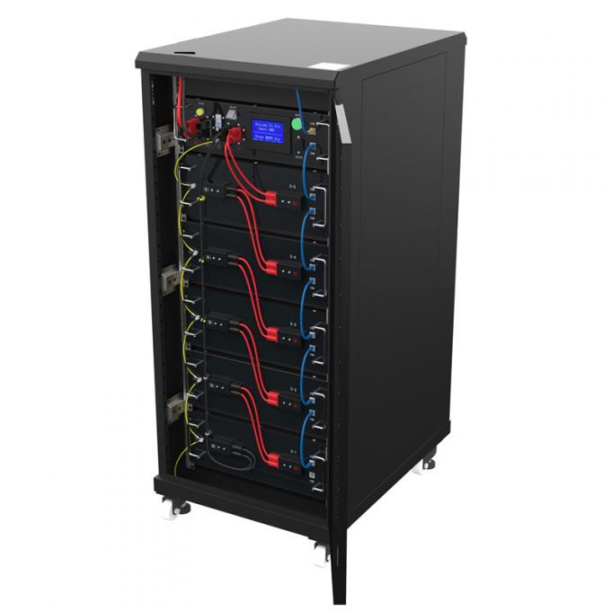 48/51.2V 300/400/500/600ah Cabinet LiFePO4 Lithium Battery Packs For ...